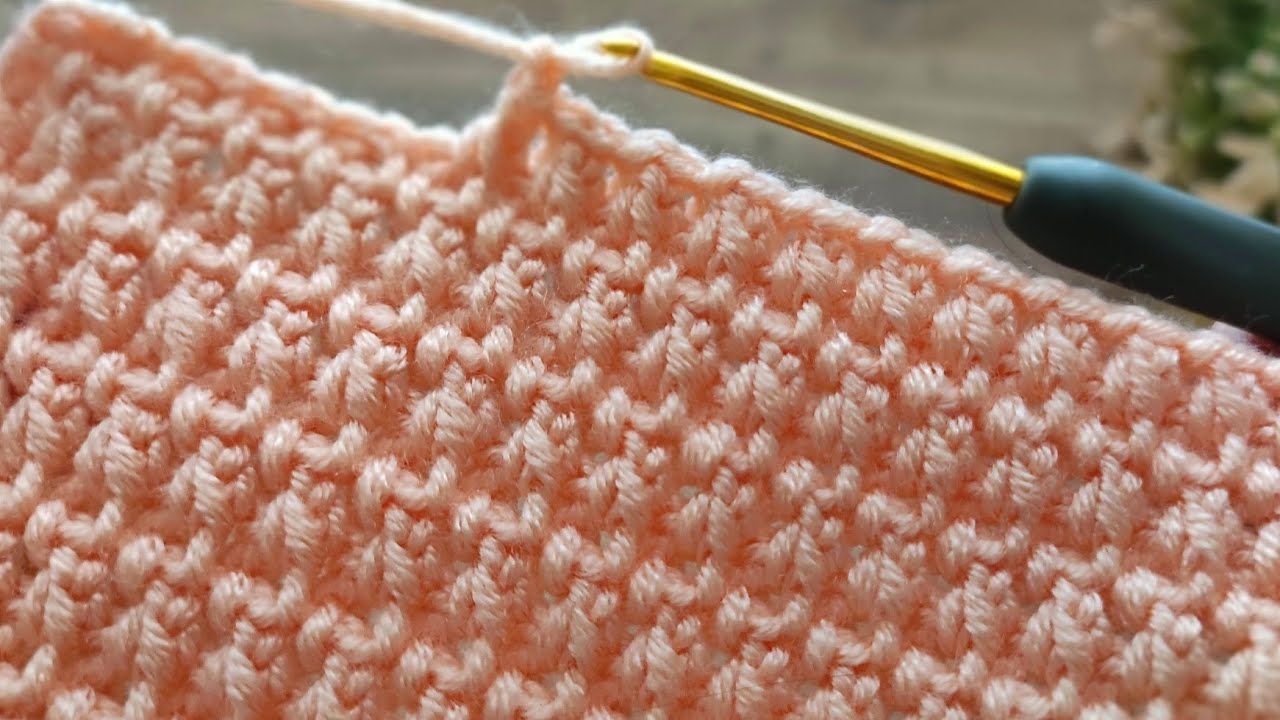 Very easy crochet stitch - YouTube