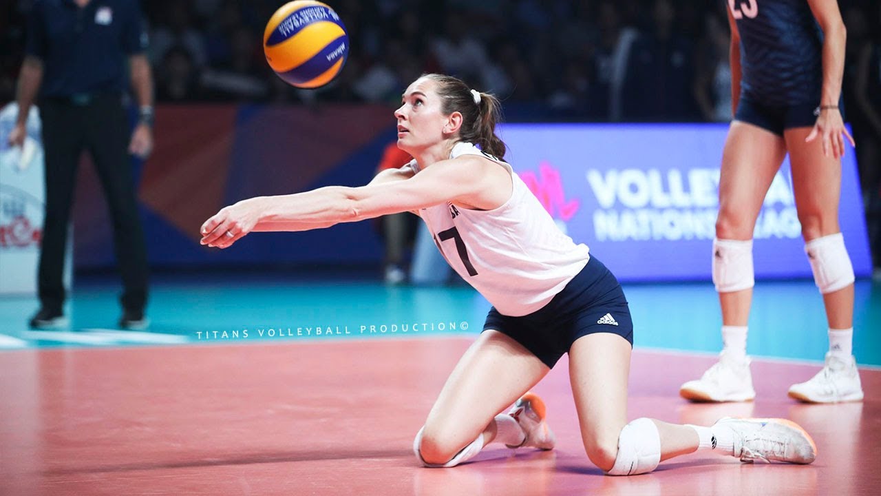 Megan Courtney Amazing Volleyball Libero and Spiker - Best Volleyball ...