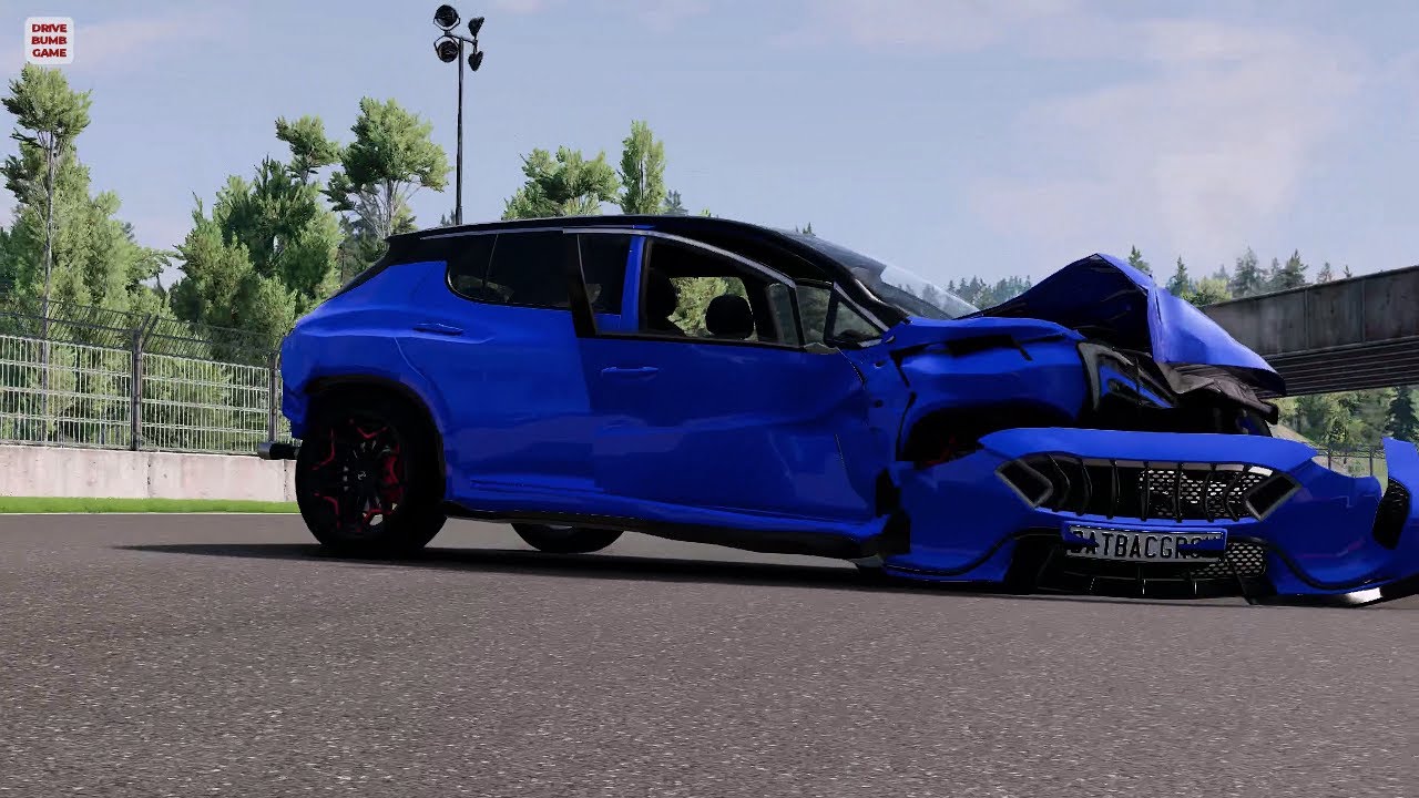high speed car crash #001 | Drive Bomb Game - YouTube