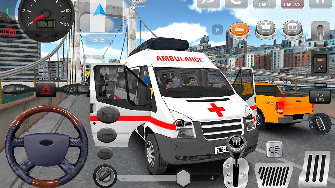 Real Ford Transit Games - Real MiniBus Ambulance Driving Game - Minibus ...