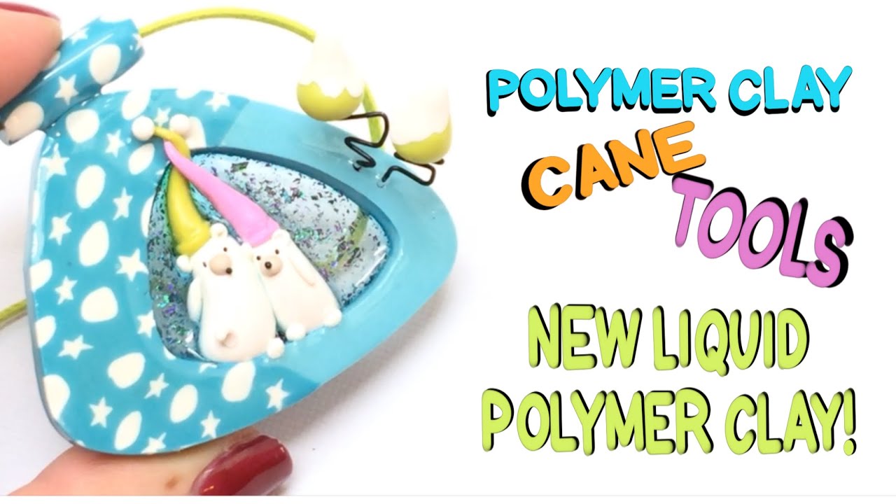 Polymer clay- LC slicer- canes- tools- liquid polymer clay- tutorial ...