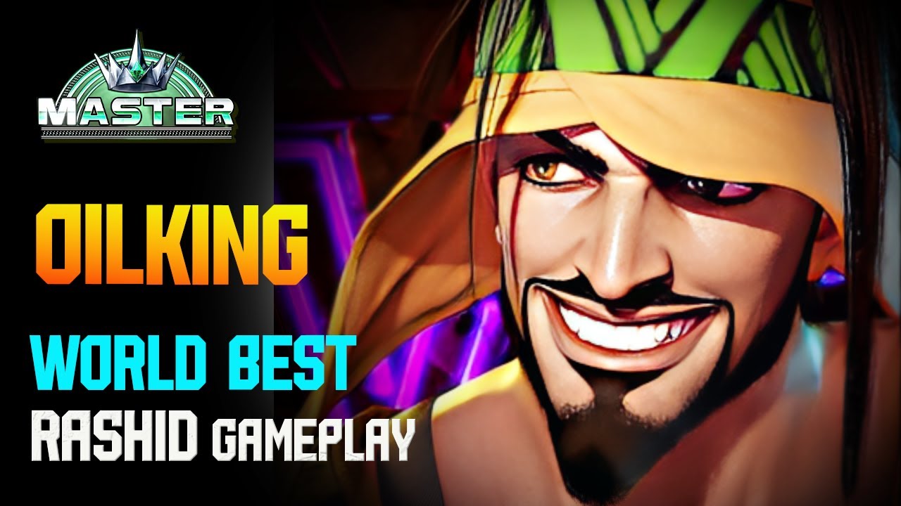 Street Fighter 6 🔥 Oil King Rashid World Best Gameplay 🔥 Sf6 Dlc