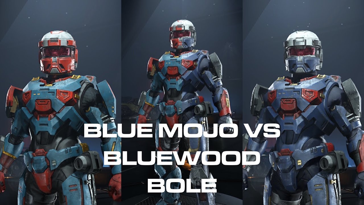 Blue Mojo vs Bluewood Bole comparaison - Halo infinite - YouTube