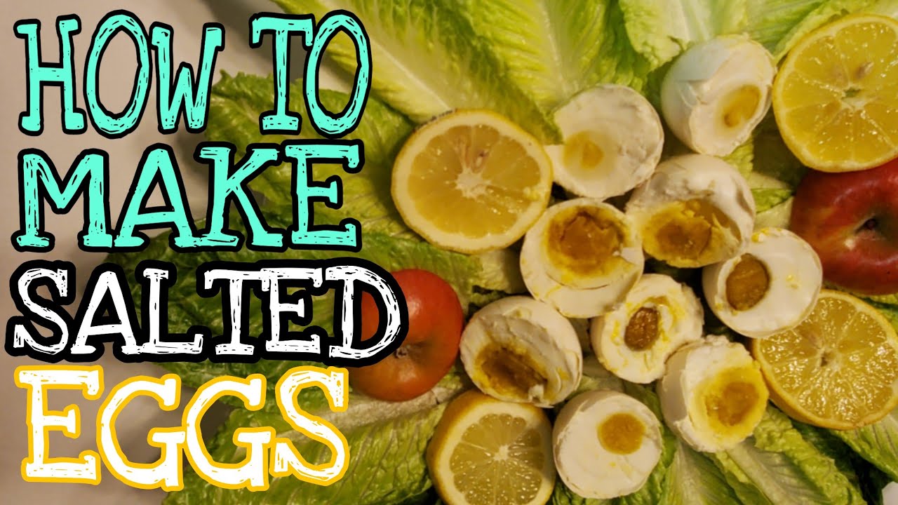 HOW TO MAKE SALTED EGGS - YouTube