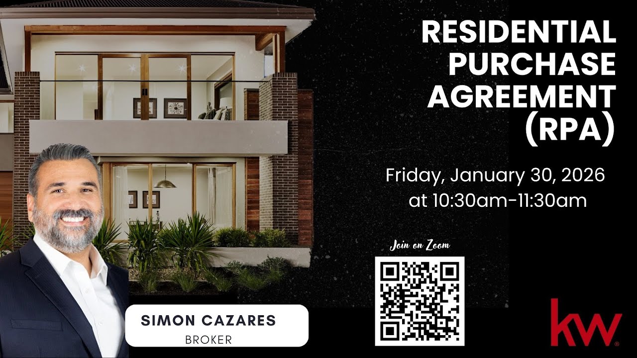 Residential Purchase Agreement (RPA) with Simon Cazares - YouTube