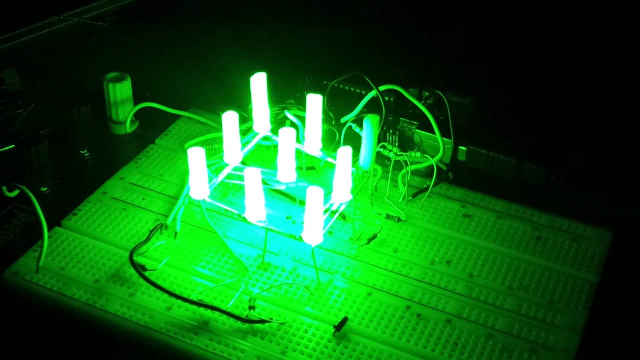 Arduino 3x3 Rgb Led Matrix Youtube