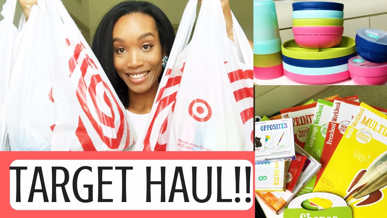 TARGET HAUL SUMMER 2017!! EDUCATIONAL FUN + MORE!! - YouTube