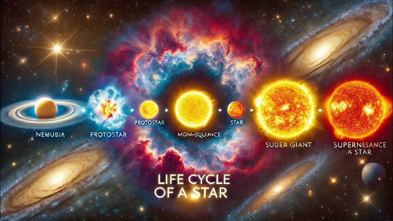 The Life Cycle of a Star: A Cosmic Journey 🌌 || #space#universe#science ...