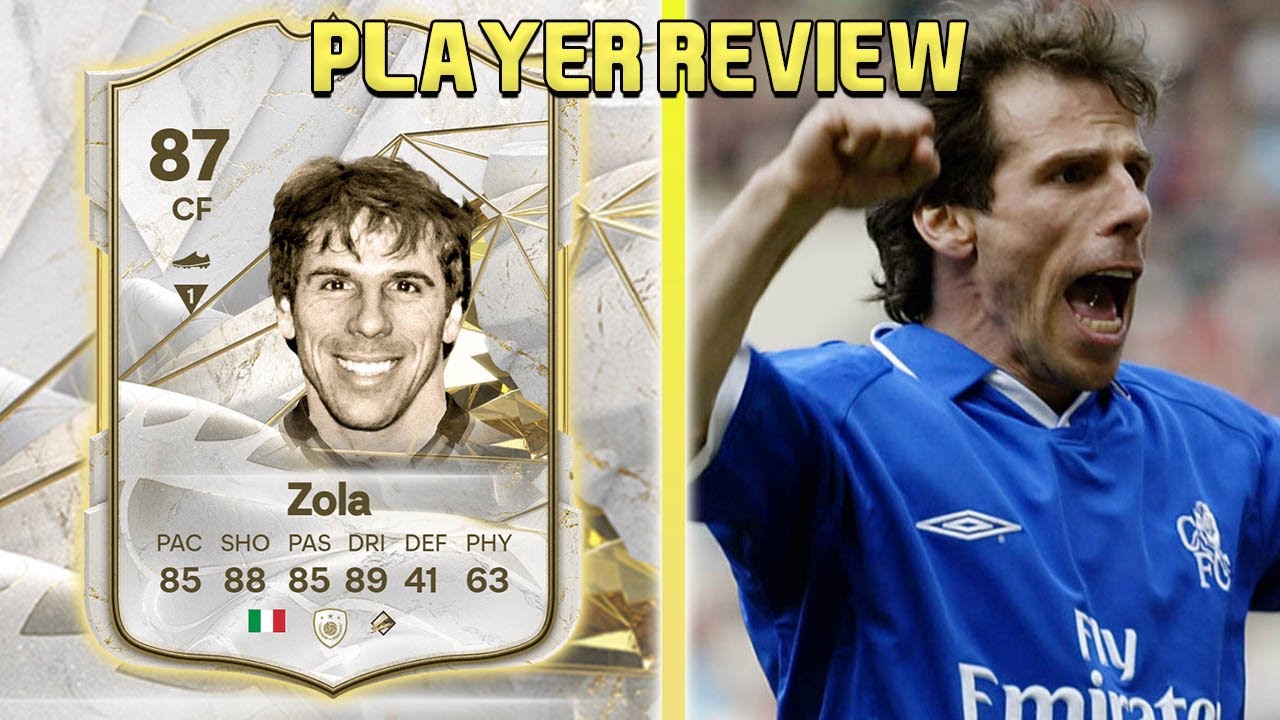ELITE ICON! 🔥 87 ICON ZOLA PLAYER REVIEW! EA FC 24 ULTIMATE TEAM - YouTube
