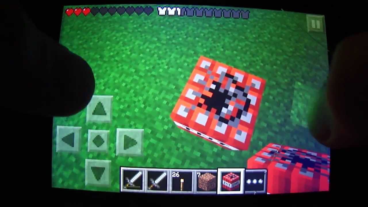 How to duplicate blocks on minecraft PE (single player) - YouTube