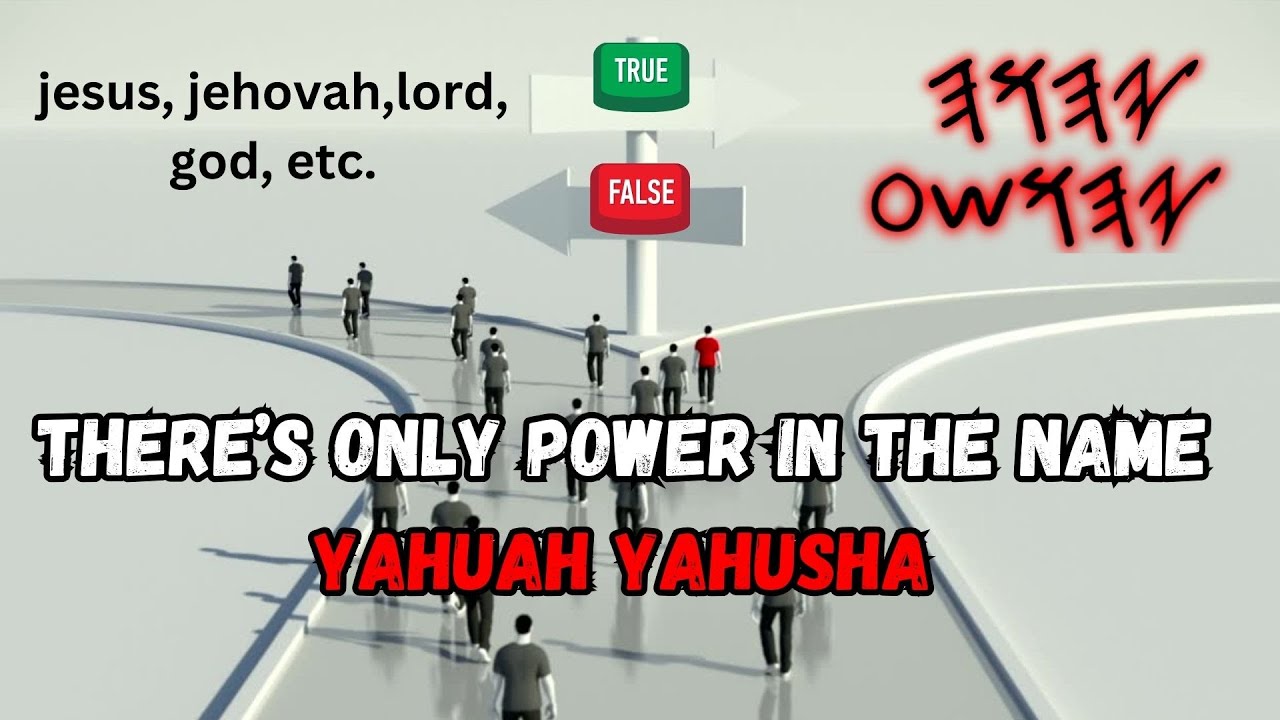 There's ONLY Power In The Name YAHUAH - YAHUSHA - YouTube