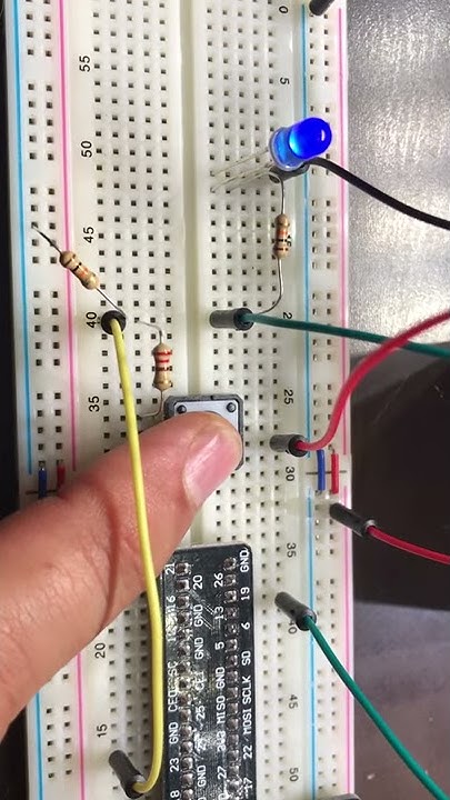 Raspberry PI LED PUSH Button Project - YouTube
