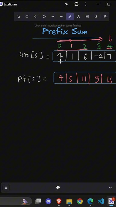 Prefix Sum In 60 Seconds ⏱️ Dsa Shorts Coding Leetcode Interview Codinginterview Youtube
