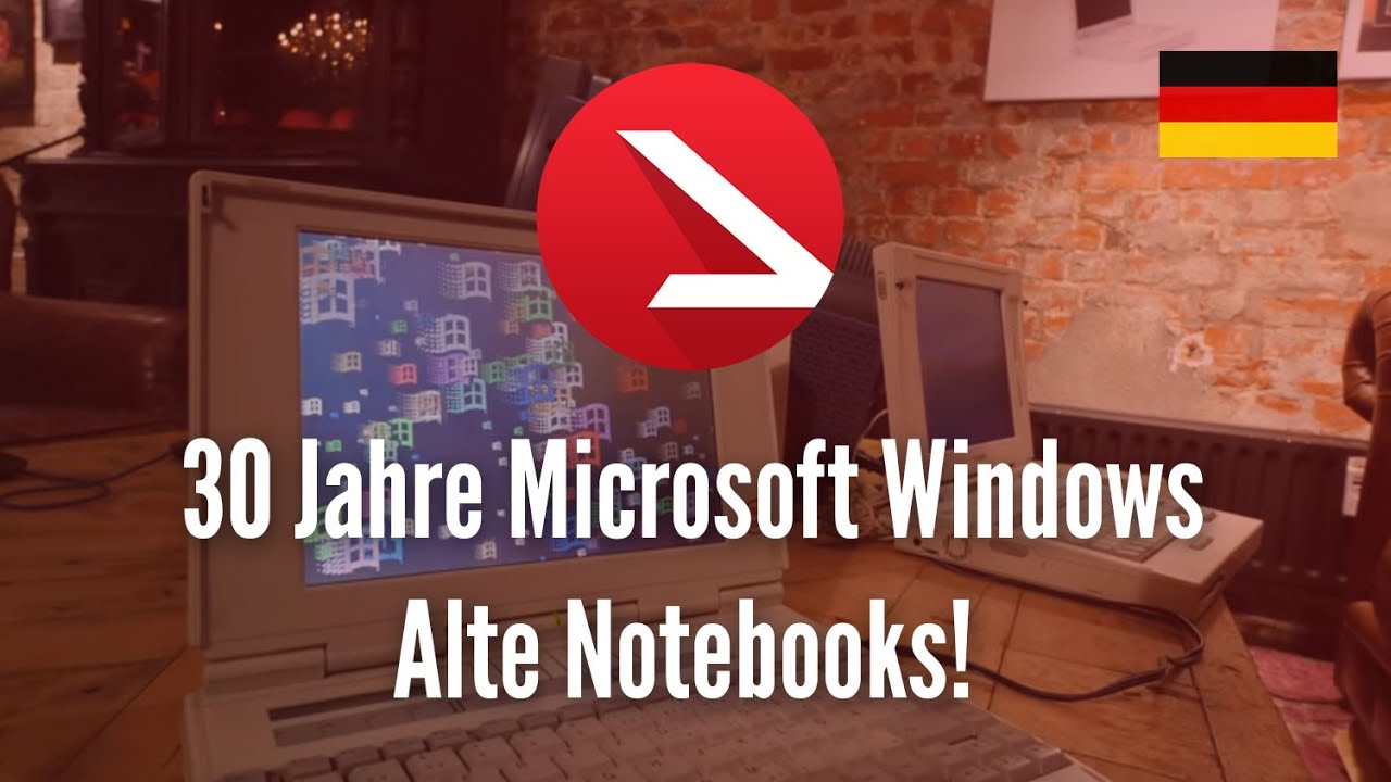 30 Jahre Microsoft Windows - Alte Notebooks! [4K UHD] - YouTube