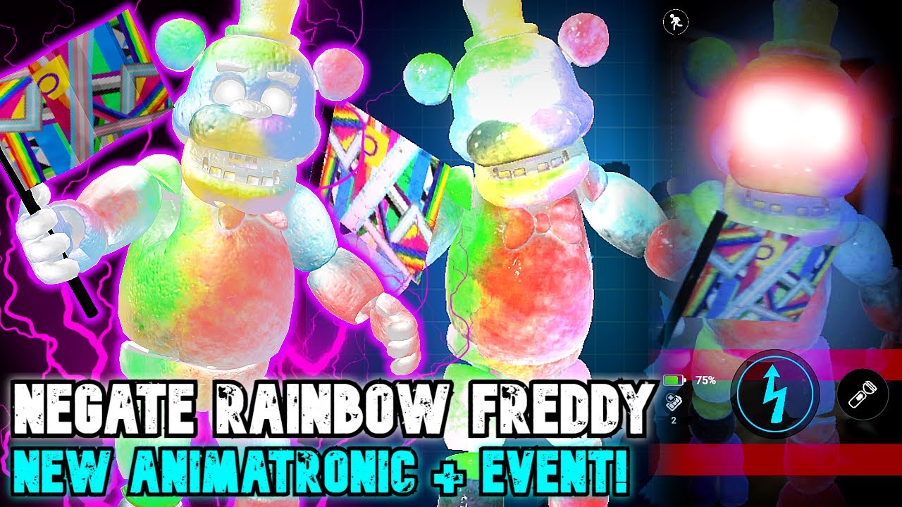 NEGATE RAINBOW FREDDY ARRIVES! | Forsaken AR Pride Month Event (FNaF AR ...