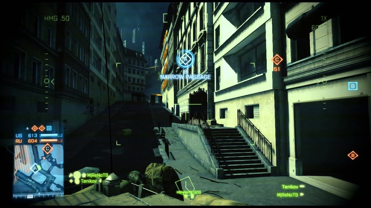 BF3 - P90 SD: Covert-Ops Space SMG (Seine Crossing) - YouTube