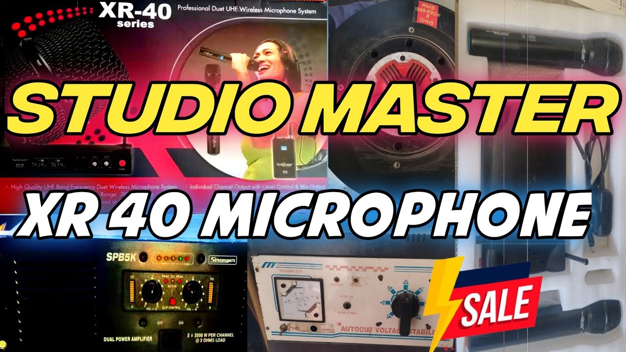 studio master xr 40 microphone | second hand amplifier market kolkata ...