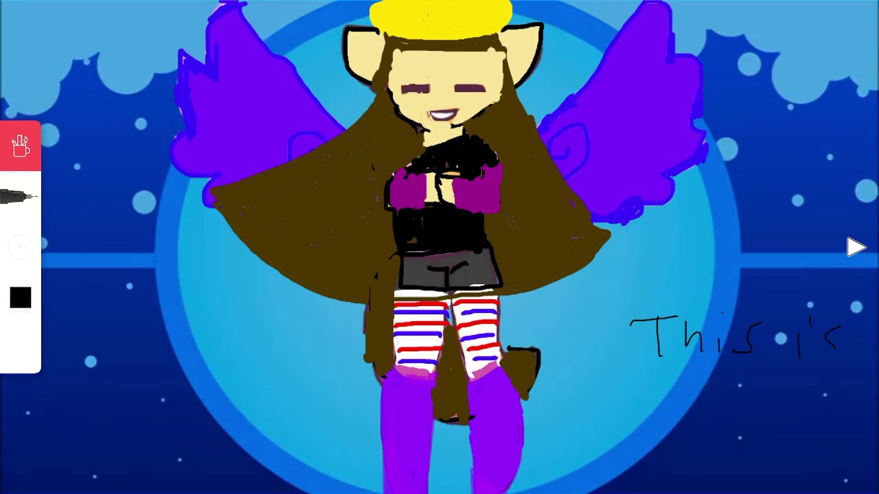 My ORIGINAL ART (scootaloo traced it and she is a big fat meanie) - YouTube