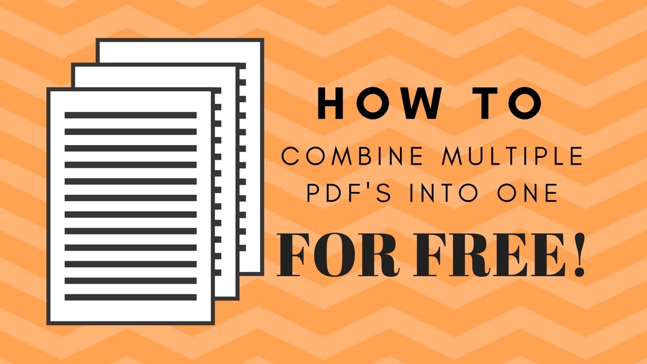 How To Combine PDF Files For Free In 2018 No Software Needed YouTube how-to-combine-pdf-files-for-free-in-2018-no-software-needed-youtube