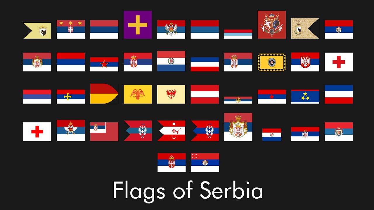 Flags of Serbia - YouTube