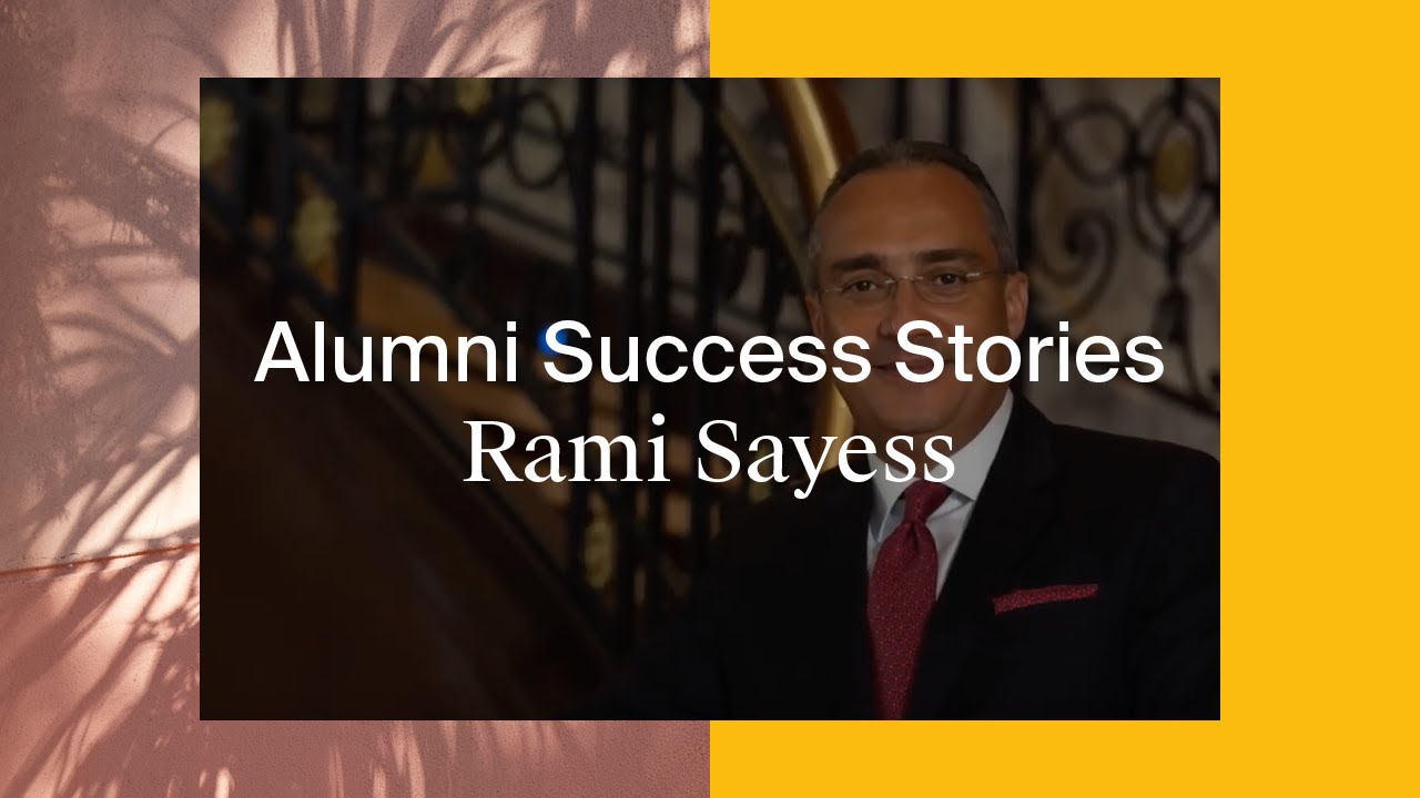 Les Roches Alumnus Rami Sayess Shares His International Success Story ...