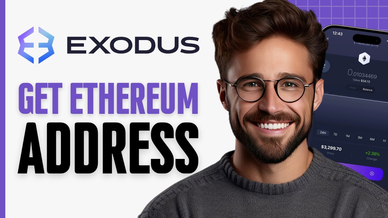 How to Get Ethereum Wallet Address on Exodus Wallet - YouTube