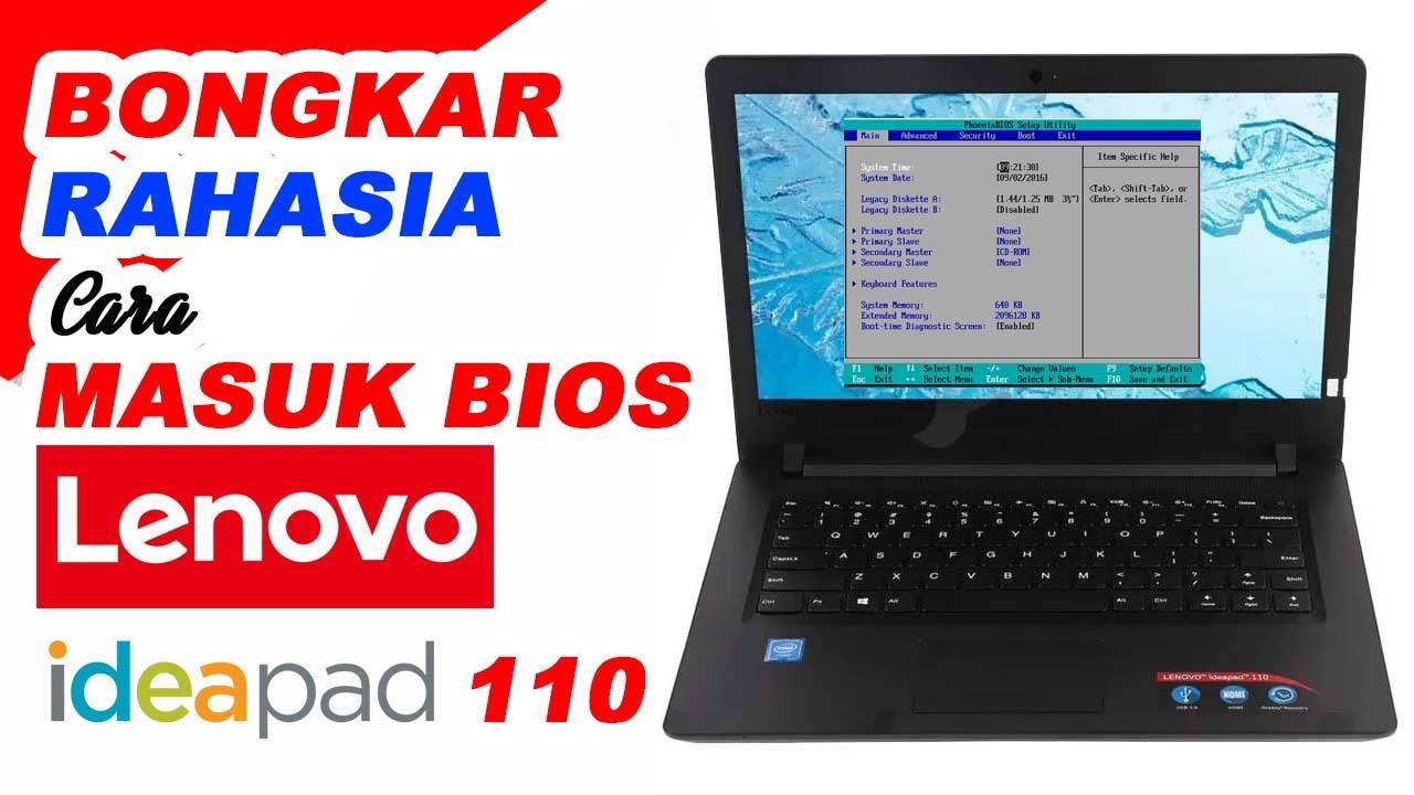 Bongkar Rahasia Tombol Masuk Bios Lenovo Ideapad 110 #lenovo #ideapad # ...
