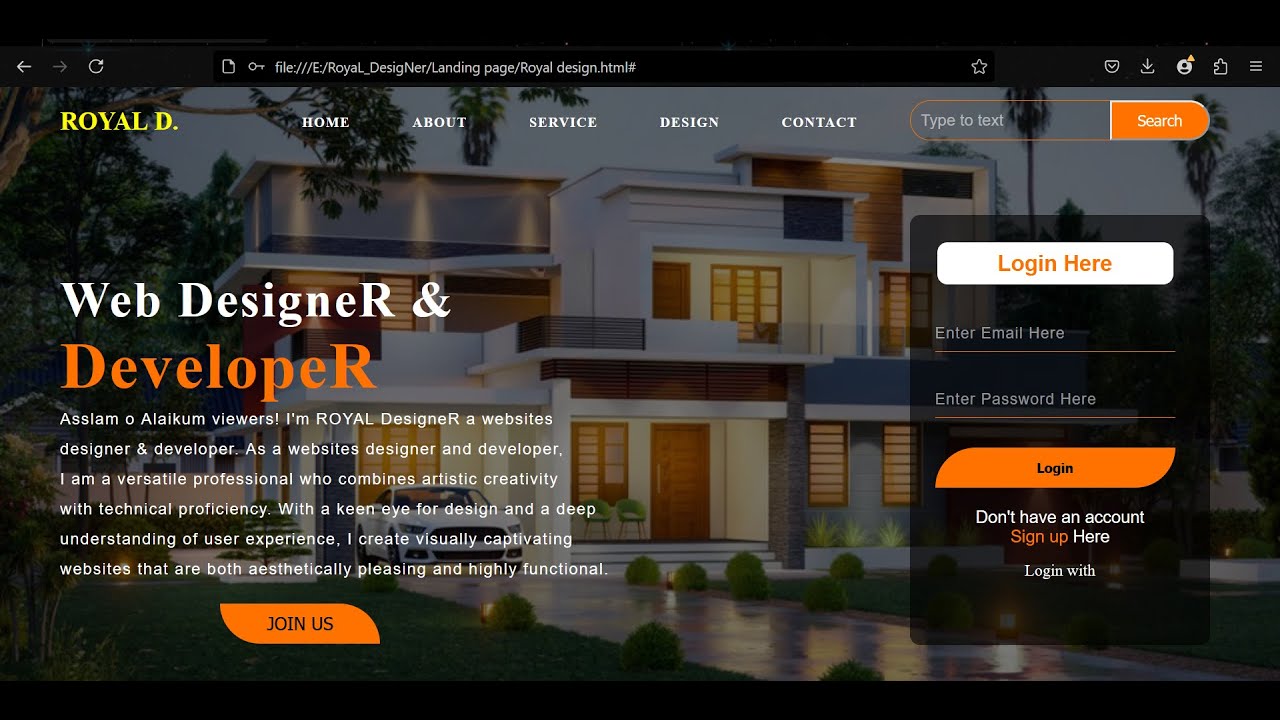 How To Create A Website Using Html And Css Step By Step Tutorial Youtube 7943