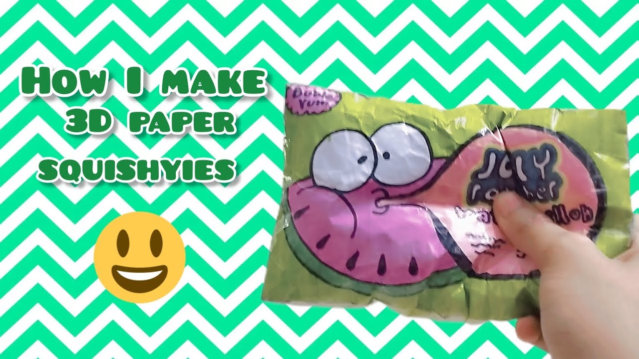 How I make 3D paper squishyies - YouTube