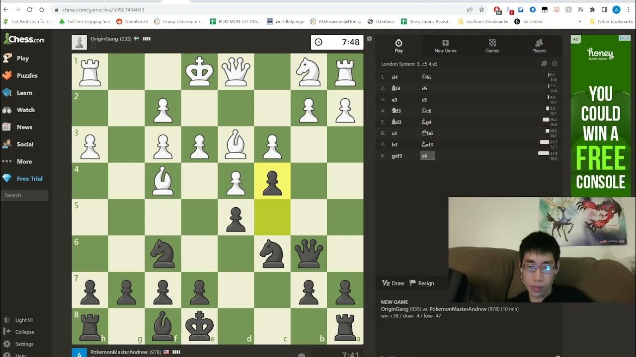Playing Chess Online PvP! (Road to GM, lol jk) - YouTube