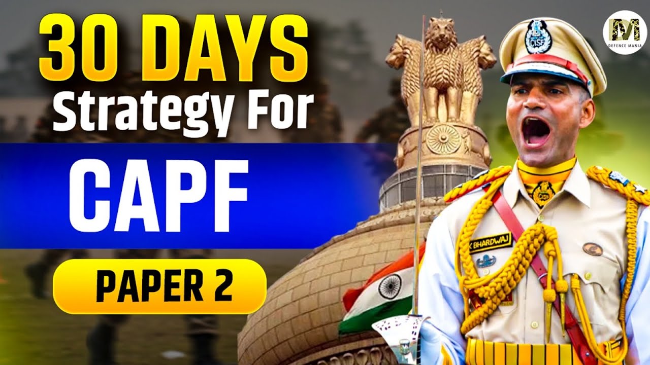 30 Days Study Plan for CAPF AC Paper 2 | Essay & Report Writing Tips ...