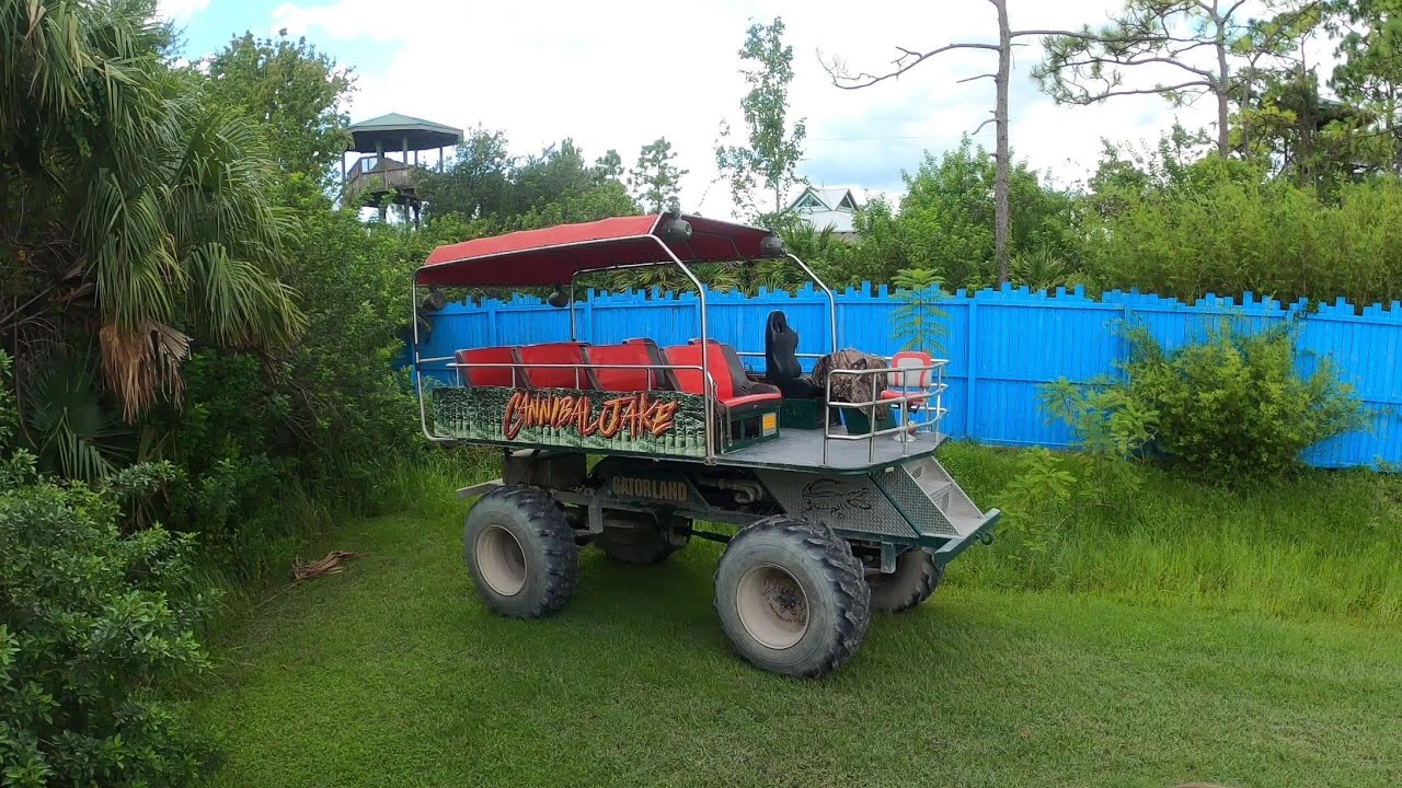 Swamp Buggy "Stompin Gator" off-road adventure at Gatorland. A quick ...