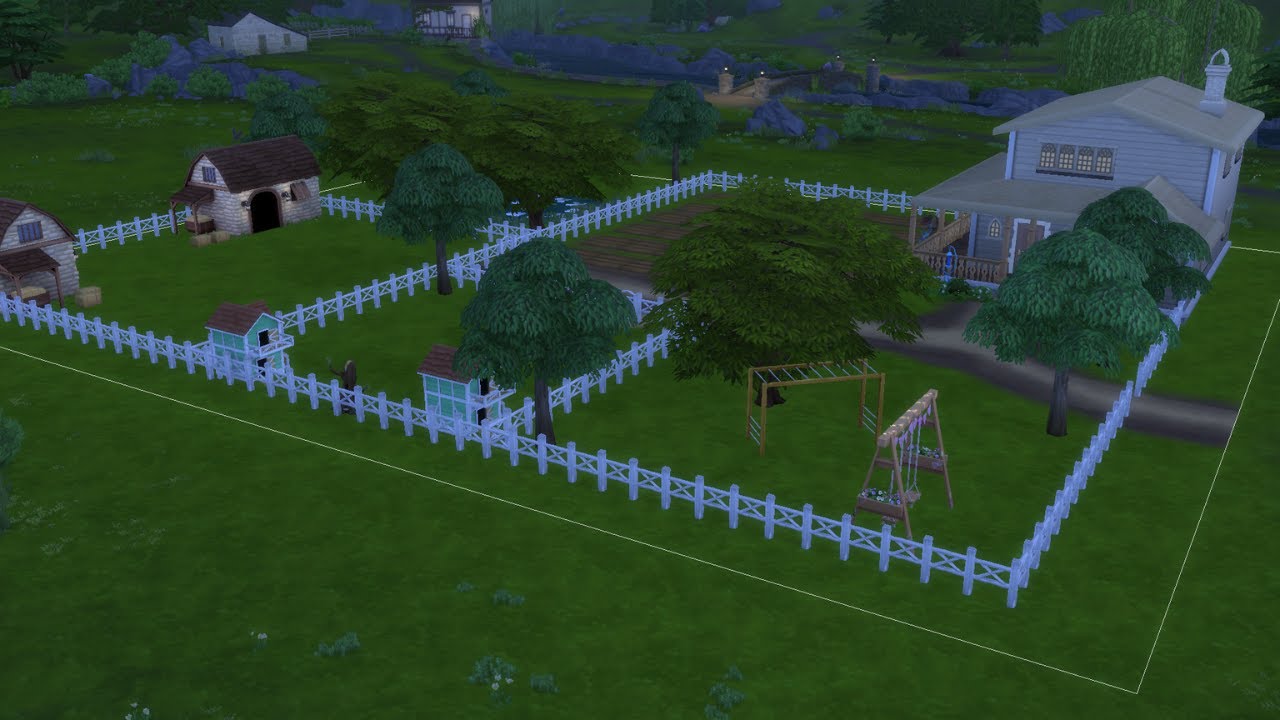 Building A Farm For My Sims | Sims 4: Speed Build - YouTube