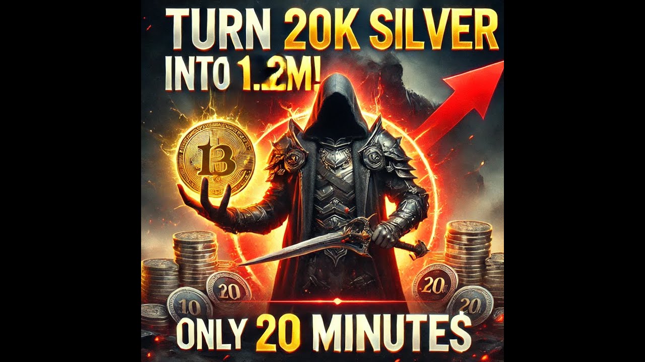 Albion Online Earn 1 Million Silver with 20k in Just 20 Minutes | Black ...