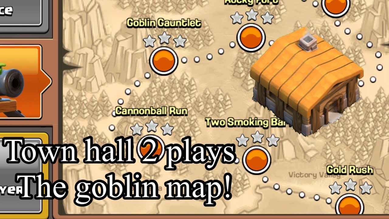 How far can you get in the goblin maps as a town hall 2? - YouTube