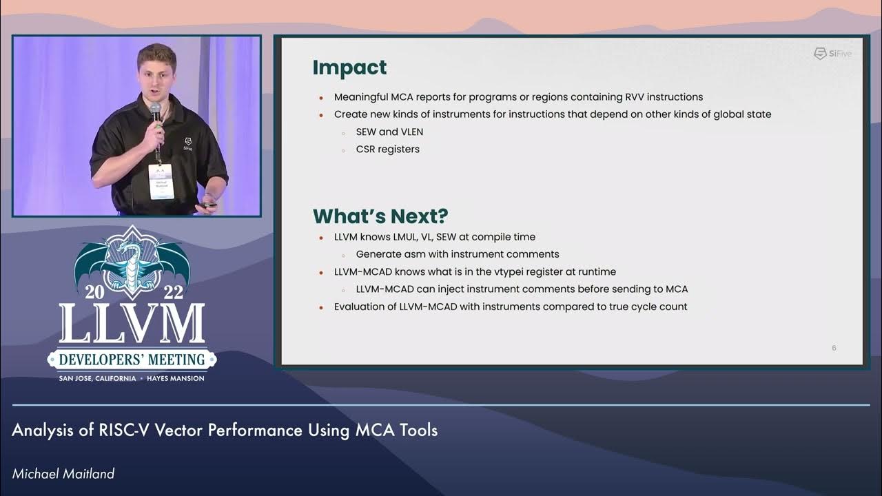 2022 LLVM Dev Mtg: Analysis of RISC-V Vector Performance Using MCA Tools - YouTube
