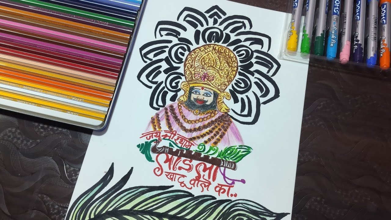 Shyam Baba Painting 🥰🥰 - YouTube