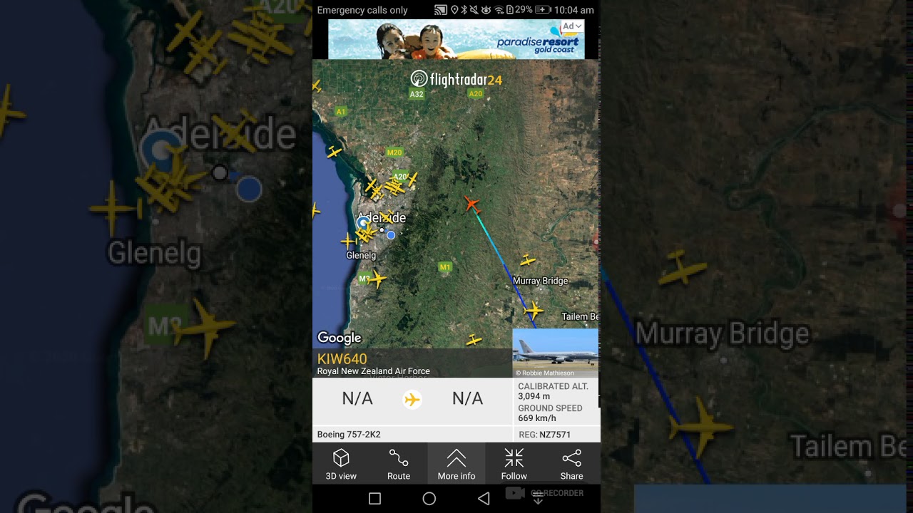 Rare catch flight radar 24 - Boeing 757-2k2 - YouTube