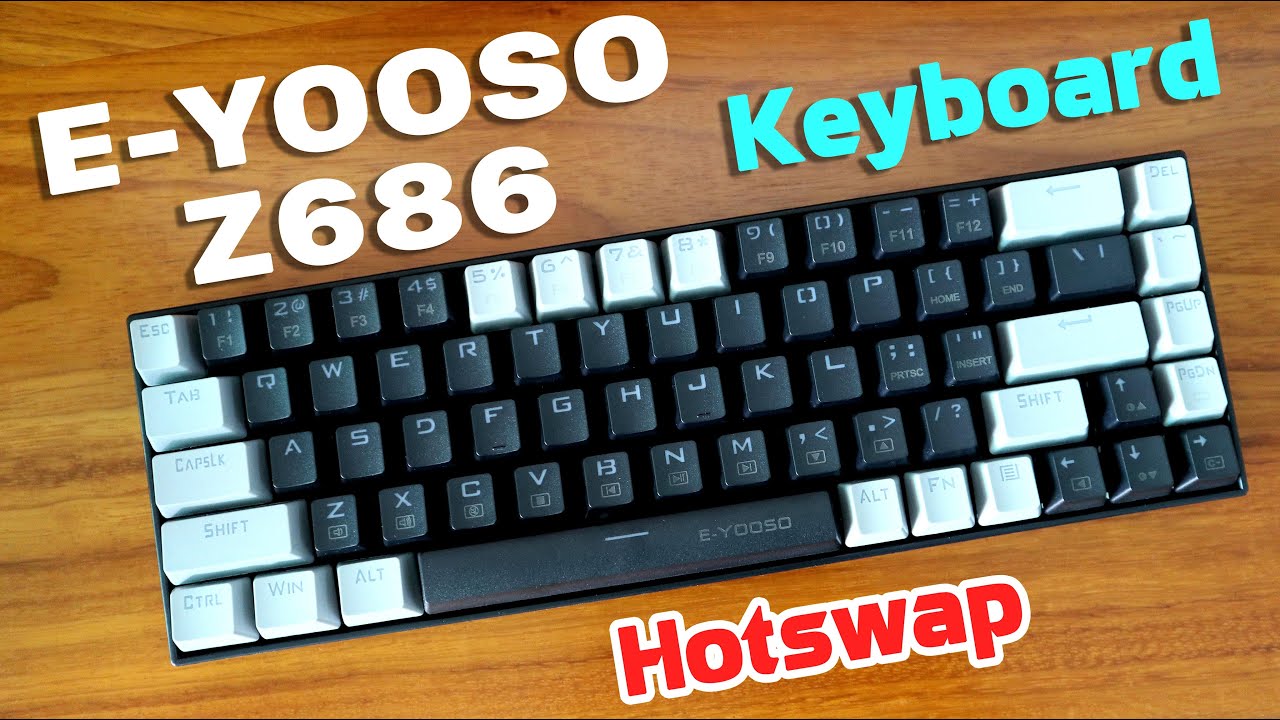 UNBOXING KEYBOARD | E-YOOSO Z686 | 65% / LEG RGB / HOTSWAP - YouTube