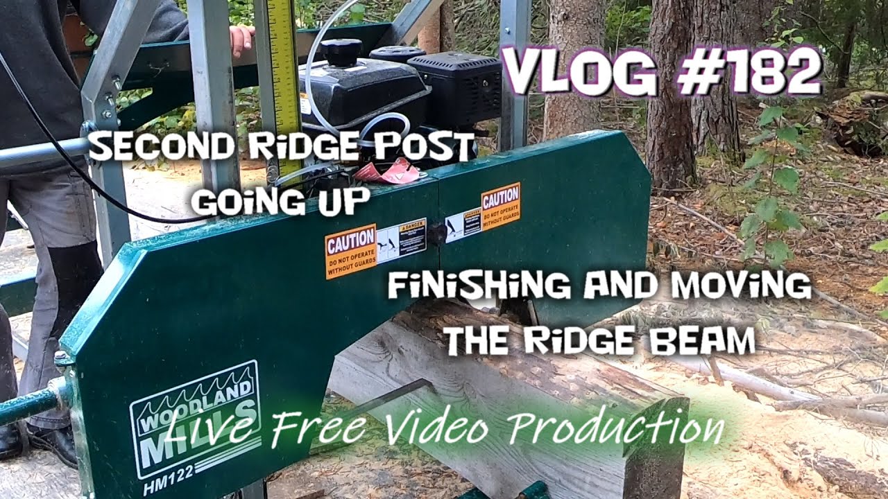 2'nd ridge post, Ridge beam - VLOG #182 - S4 - YouTube