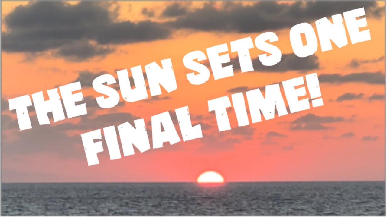 Carnival Ecstasy FINAL Sunset! - YouTube