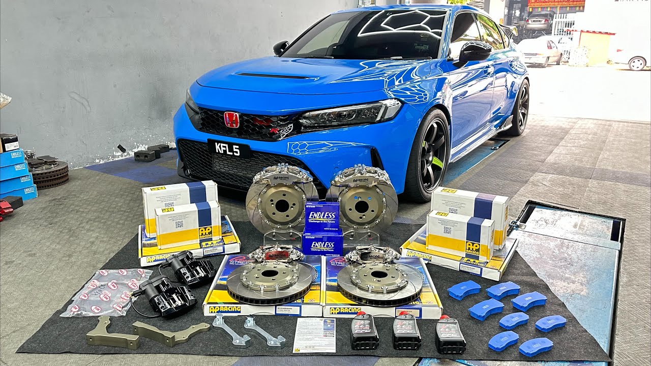 [VLOG]Malaysia First Honda Civic TYPE R FL5 Upgrade AP Racing Pro5000R ...
