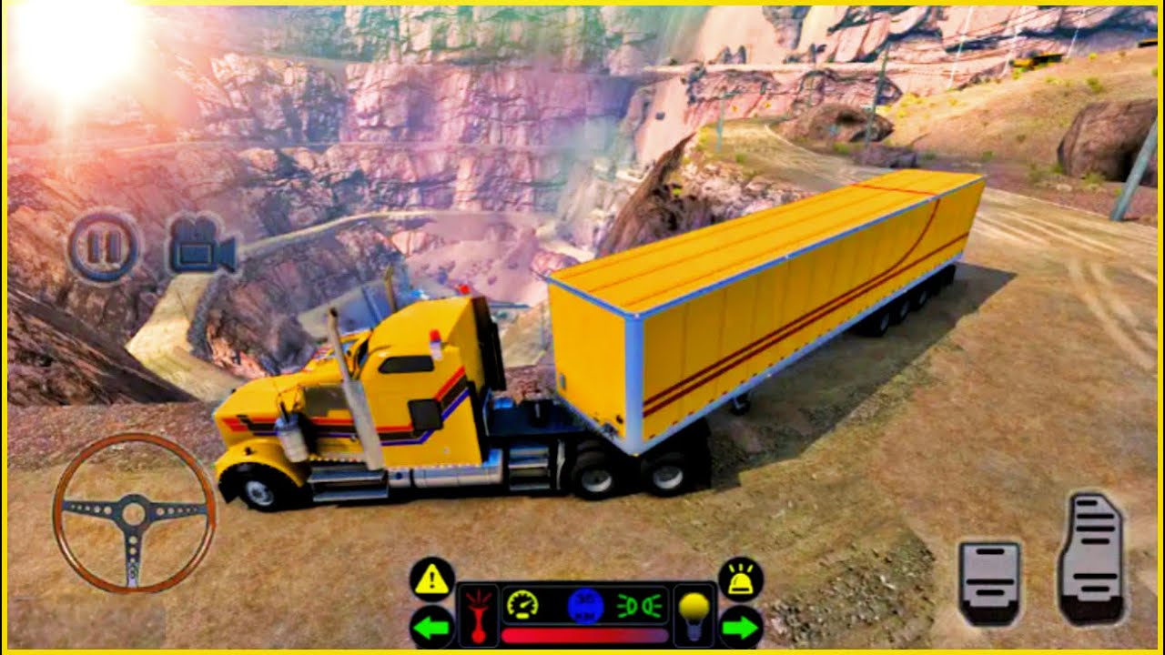 Substantial Long American Truck Transporting | Insane Truck Trailer ...