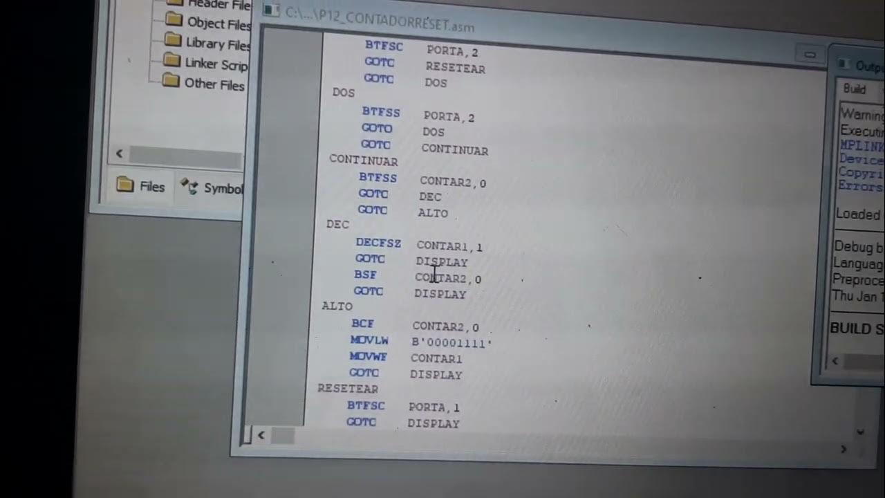 PROGRANA 12 CONTADOR CON RESET INCREMENTO y decremento - YouTube