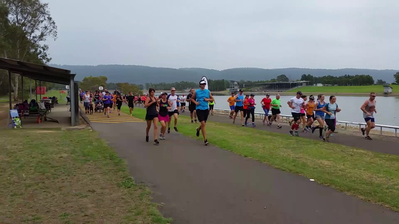 Penrith Lakes parkrun New Years Day 2017 - YouTube
