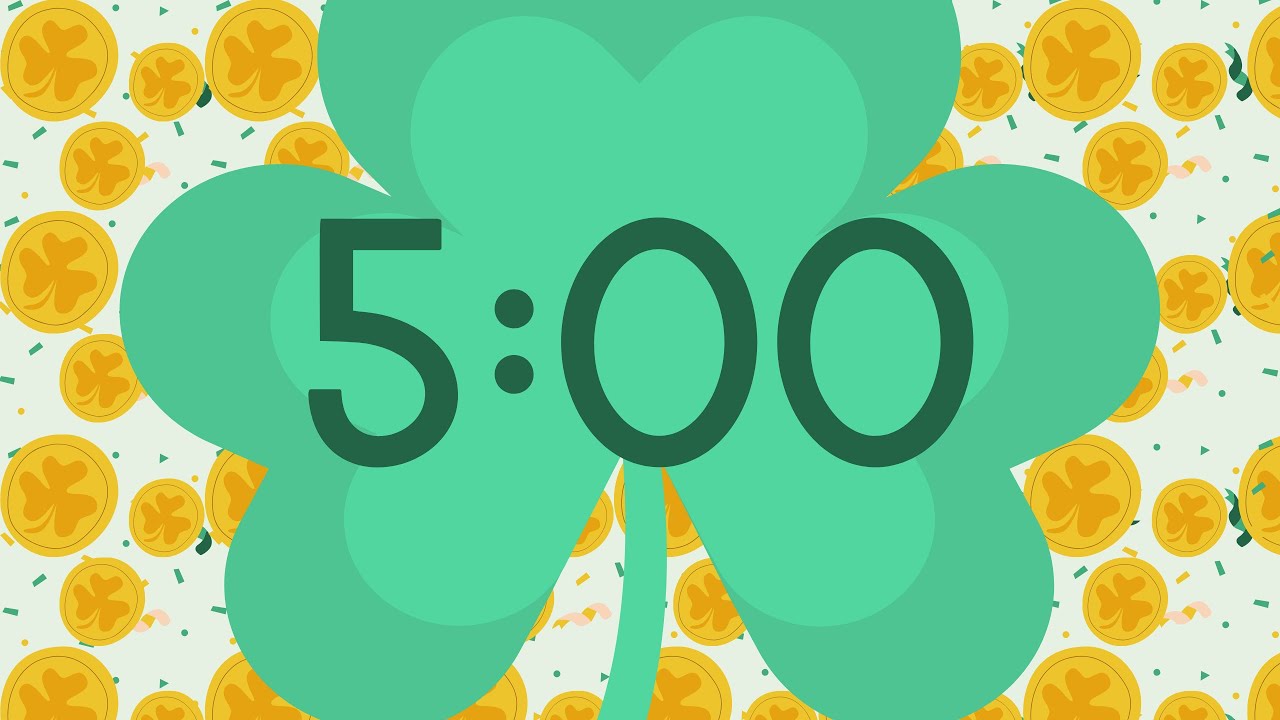 5 Minute Timer: March / St Patrick's Day - YouTube