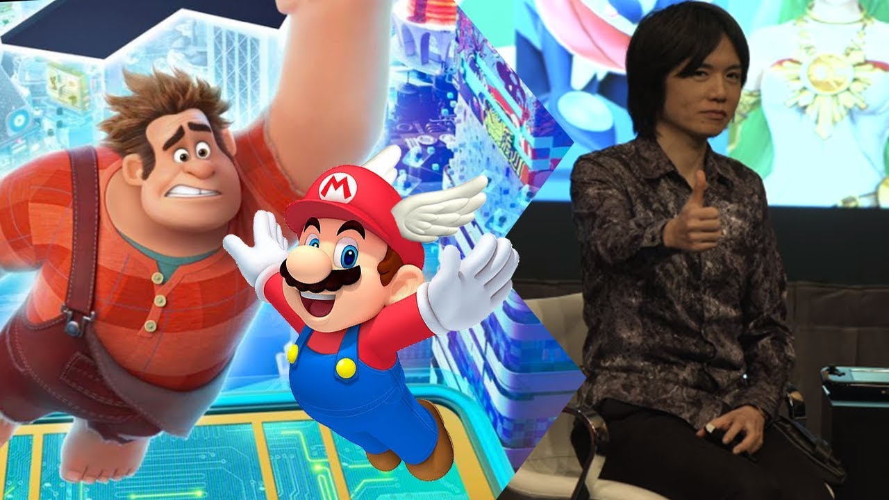 Mario in Wreck-It Ralph 2? Sakurai aanwezig tijdens E3! - YouTube