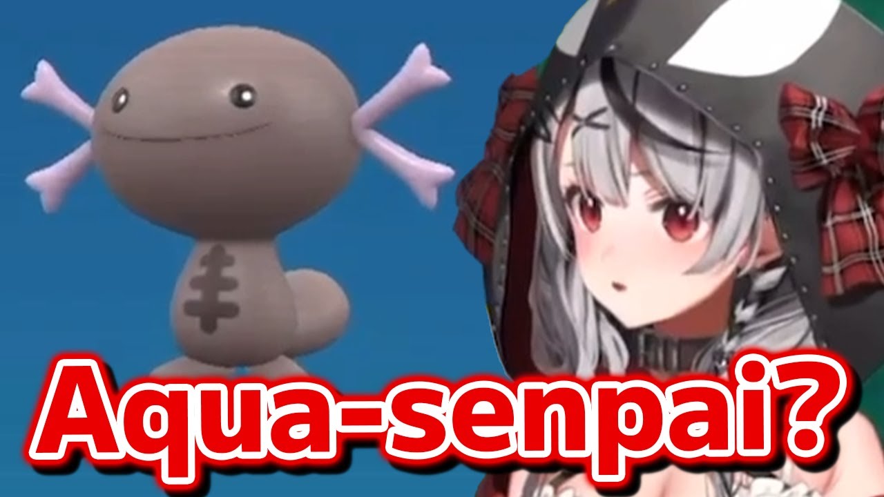 Chloe learns that Wooper is Aqua【Hololive】 - YouTube