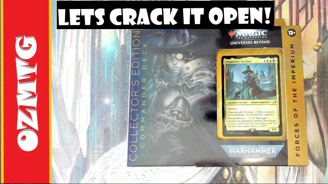Lets check out WH40K Commander Collector Deck - Forces of the Imperium ...