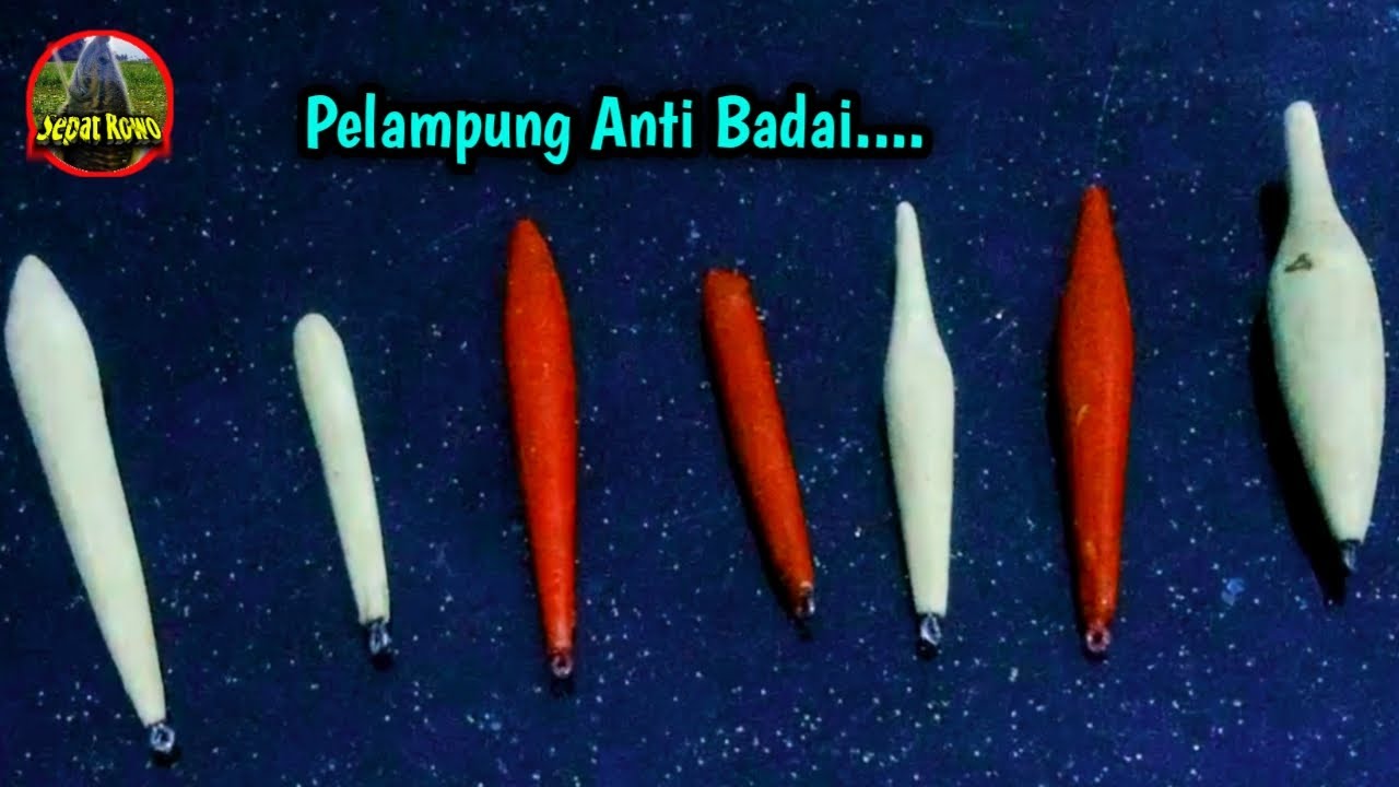 Cara Membuat Pelampung Sepat, Bahan dan Alat Mudah diDapat - YouTube